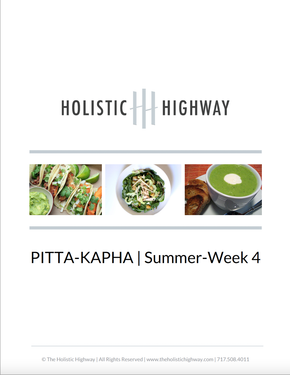 Dosha Report Pitta-Kapha | The Holistic Highway